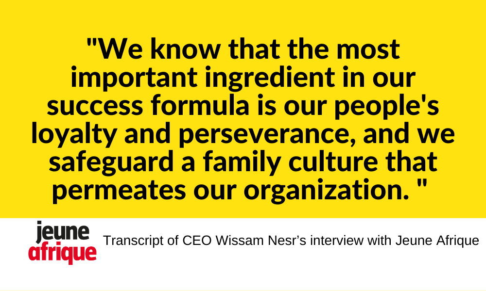 WebCor - Webcor Group CEO Wissam Nesr's Interview for Jeune Afrique