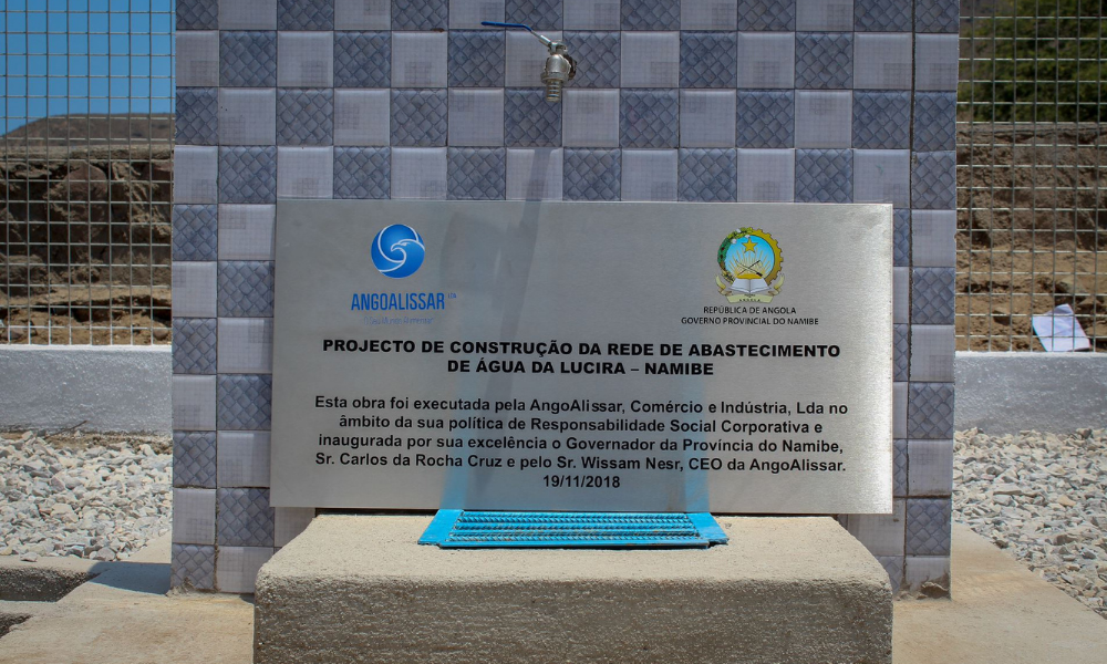 WebCor - Angoalissar Brings Water to 4,000 People in Namibe, Angola